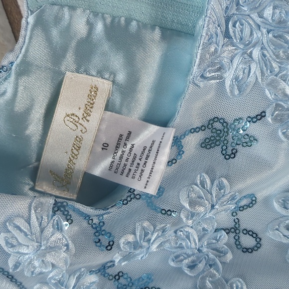 American Princess | Dresses | American Princess Light Blue Floral Dress ...